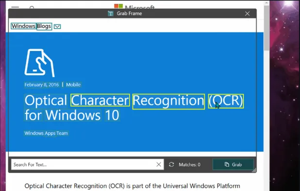 Text Grab: Use OCR in Windows 10 quickly and easily with Text Grab. | AlternativeTo
