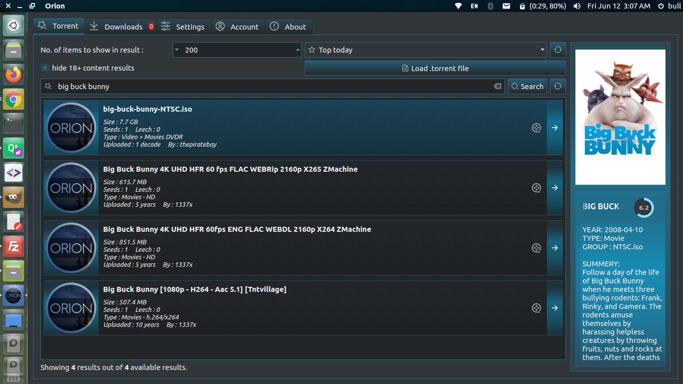 Orion - BitTorrent Client and Streamer Alternatives: Top 12 Torrent ...