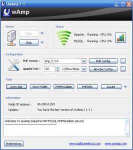 UwAmp: Wamp Server with Apache MySQL PHP and | AlternativeTo