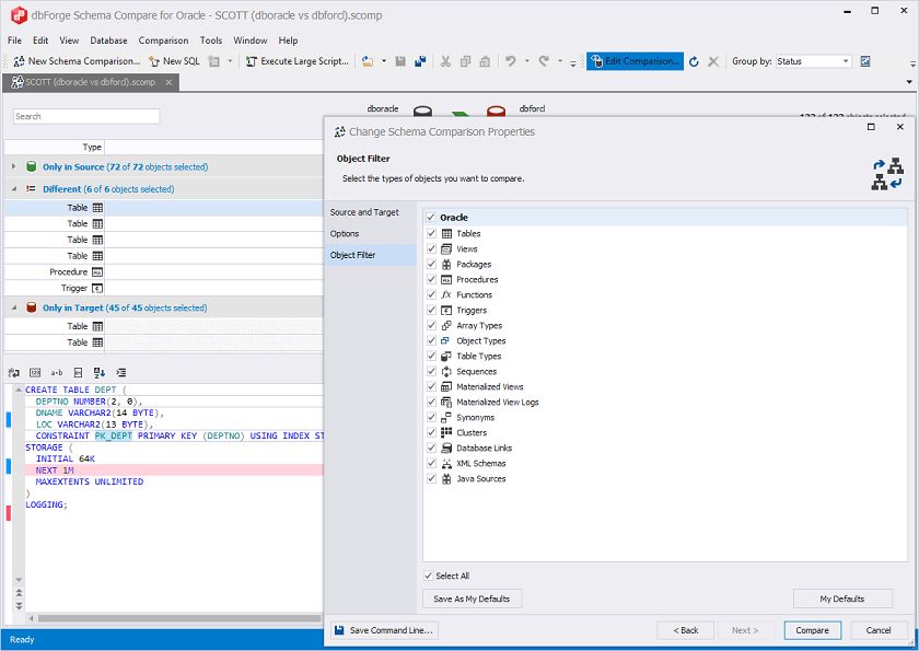 dbForge Compare Bundle for Oracle Alternatives and Similar Software ...