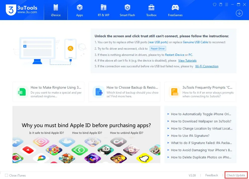 3uTools: Efficient iOS management tool for free apps | AlternativeTo