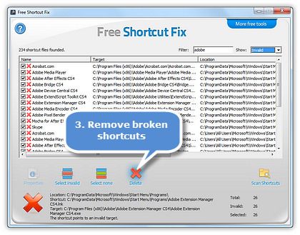 Free Shortcut Fix: Great and easy tool that helps you scan your ...