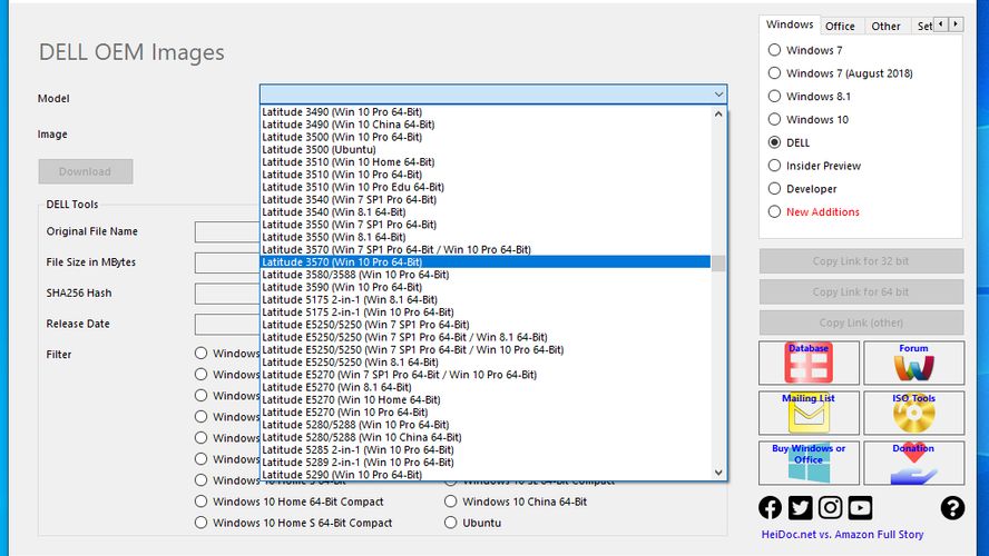 Microsoft Windows and Office ISO Download Tool: This tool allows an ...