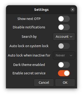 OTPClient: GTK+ application for securely managing TOTP & HOTP tokens. | AlternativeTo