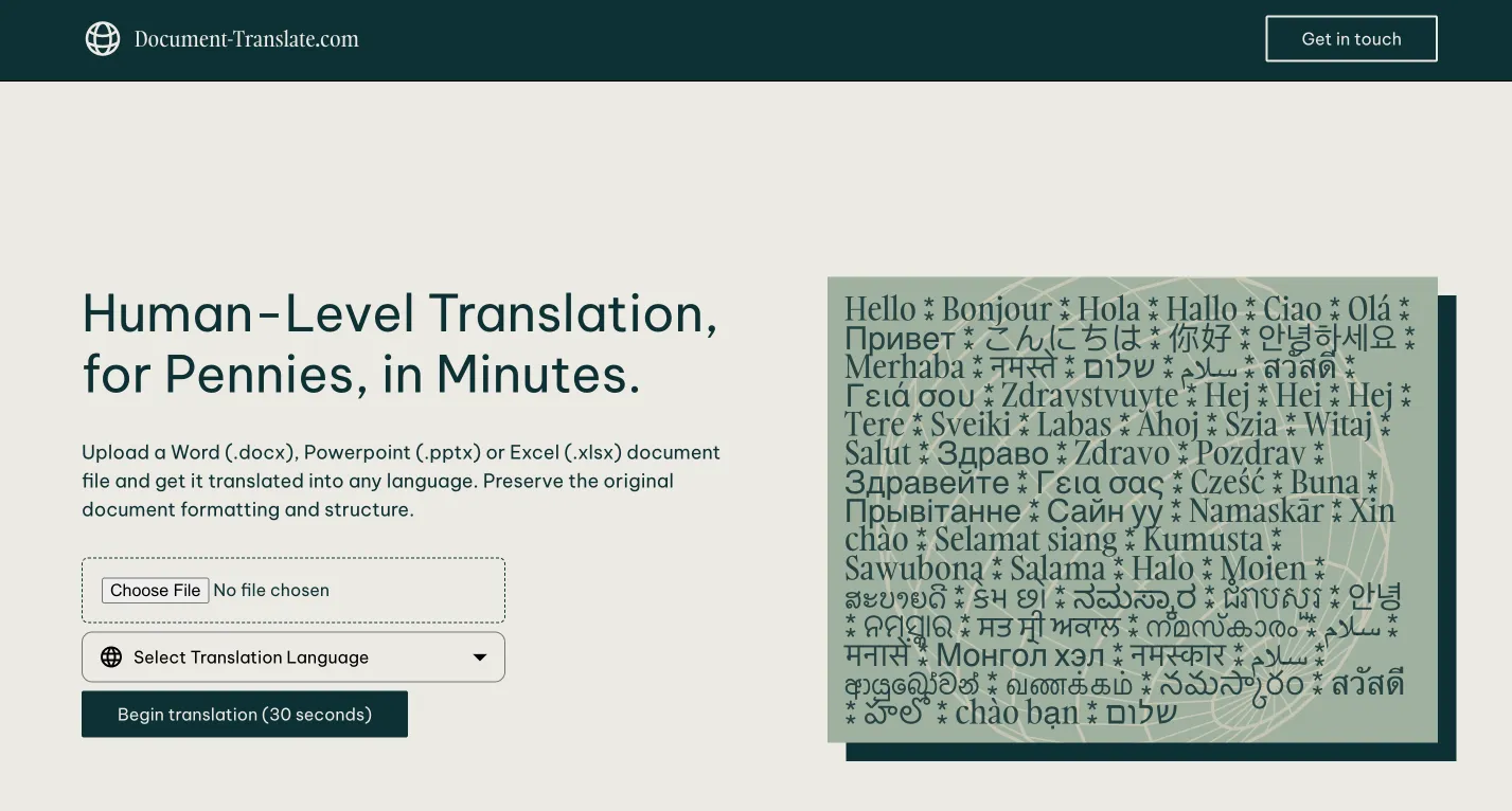 Document Translate Alternatives: Top 3 Translators & Similar Websites ...
