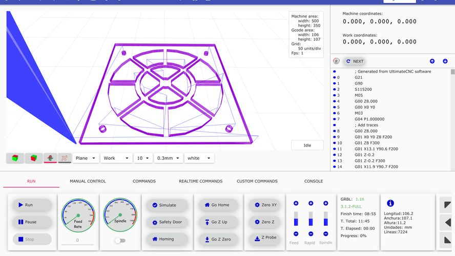 Ultimate CNC: G-Code sender application for GRBL-based CNC-machines ...