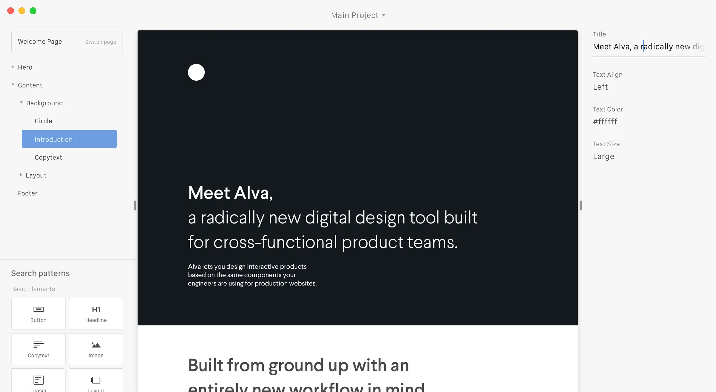 Alva: Create living prototypes with code components | AlternativeTo