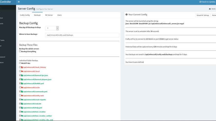 Crafty Controller: Crafty is a wrapper for a Minecraft server which ...