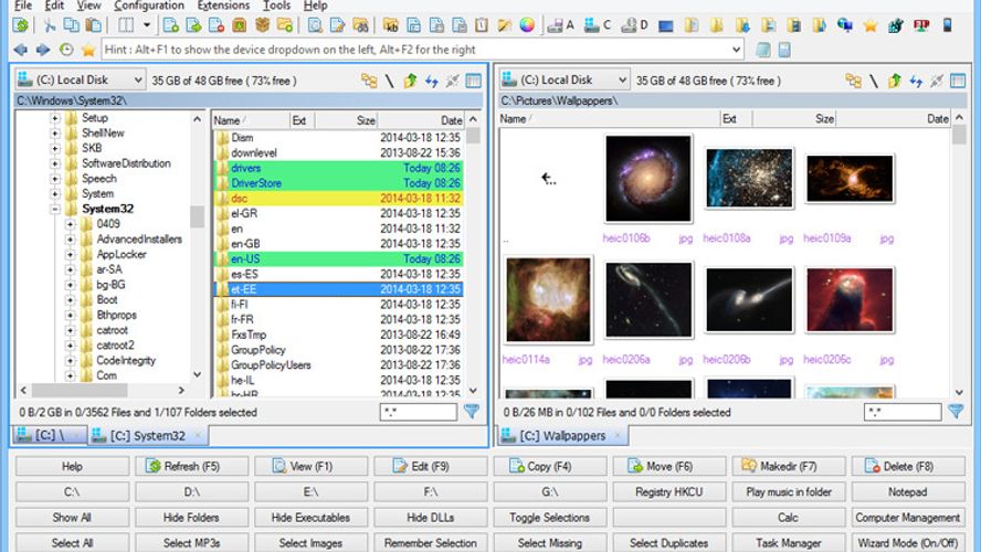 Multi Commander: Multi-tabbed file manager and alternative to the ...
