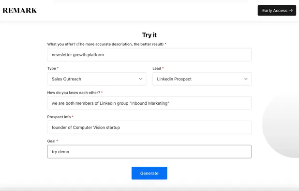 Remark.AI: AI writing assistant that helps you level up your email ...