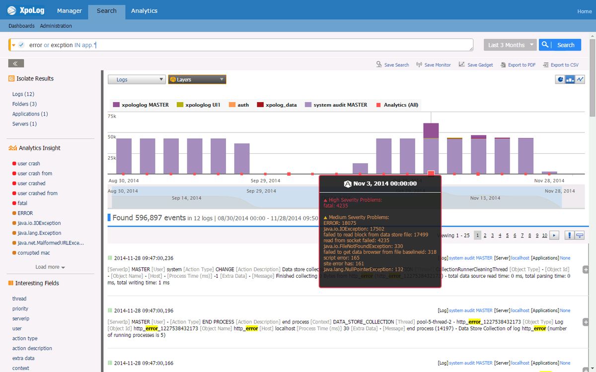 XpoLog Alternatives: 25+ Web Log Analyzers and similar apps | AlternativeTo