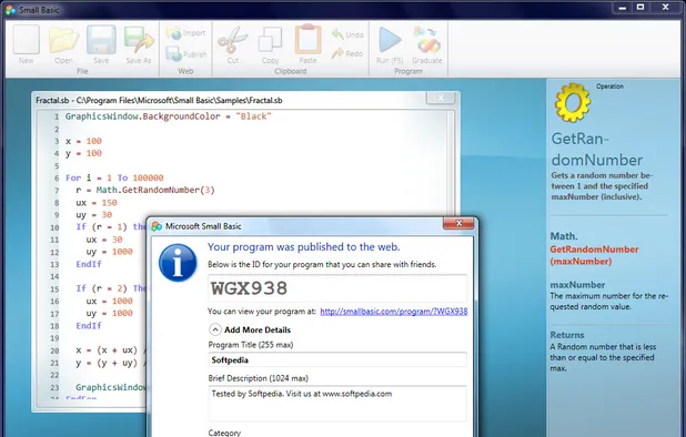 Microsoft Small Basic: Puts the fun back into | AlternativeTo