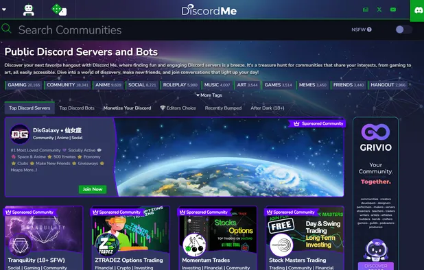 Best Discord Listing Websites 2025 | AlternativeTo