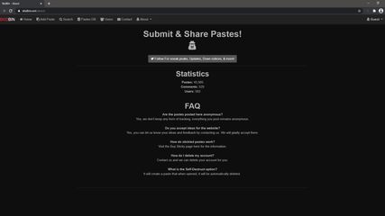 SkidBin.net: SkidBin is a simple way for users to share text online ...