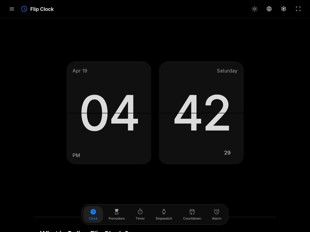 Flip Clock Alternatives: Top 12 Alarm Clocks & Similar Websites ...