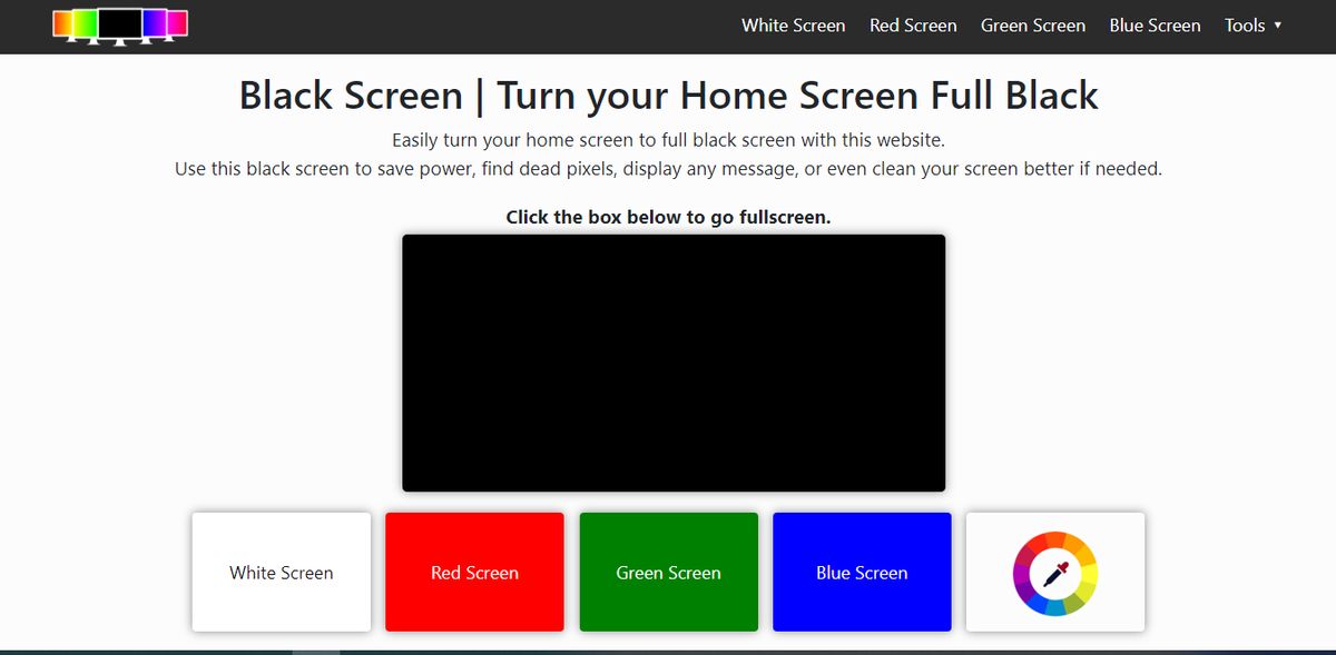 Black Screen Test Alternatives and Similar Sites / Apps | AlternativeTo