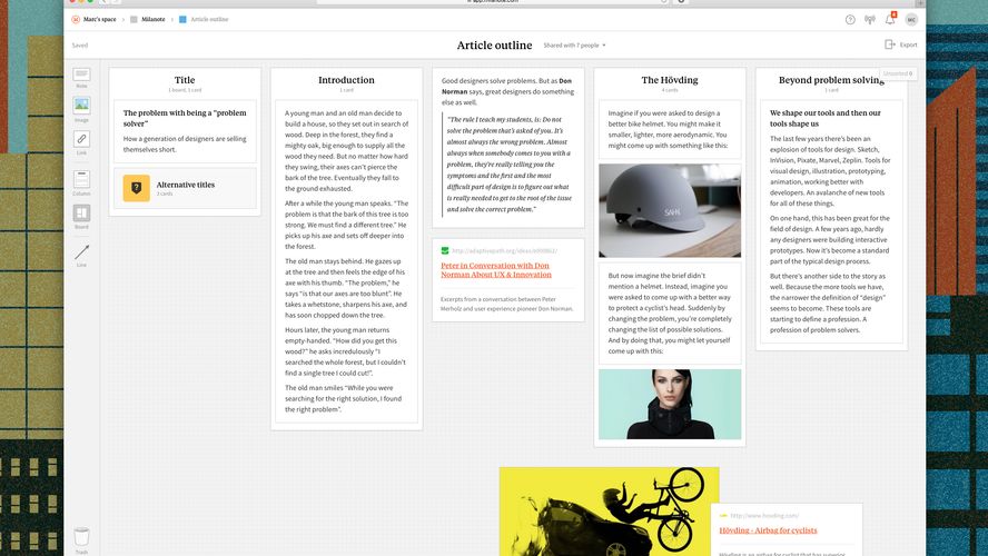 Milanote: Easy-to-use tool to organize your ideas and projects into ...