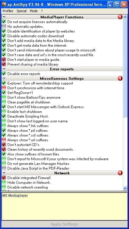 xp-AntiSpy Alternatives and Similar Software | AlternativeTo