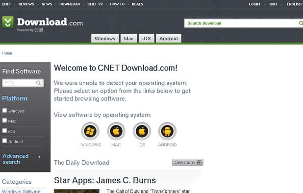CNET Download.com: Provides free downloads for Windows, Mac, iOS and Android computers and ...