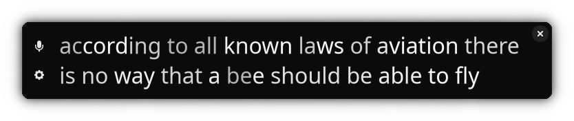 Live Captions: Linux Desktop application that provides live captioning ...