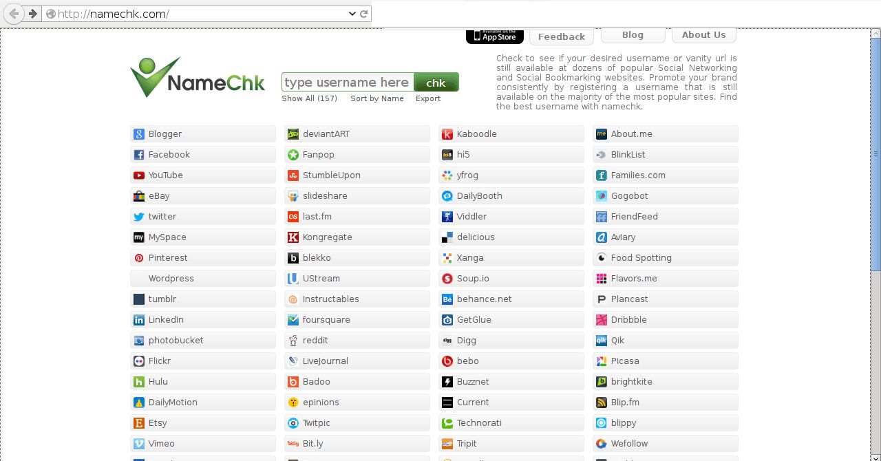 NameChk.com Alternatives and Similar Apps & Services | AlternativeTo