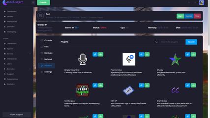 Moonlight Panel: The next generation hosting panel | AlternativeTo