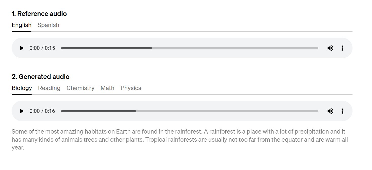 Voice Engine: Text-to-voice generation platform from OpenAI, which uses ...