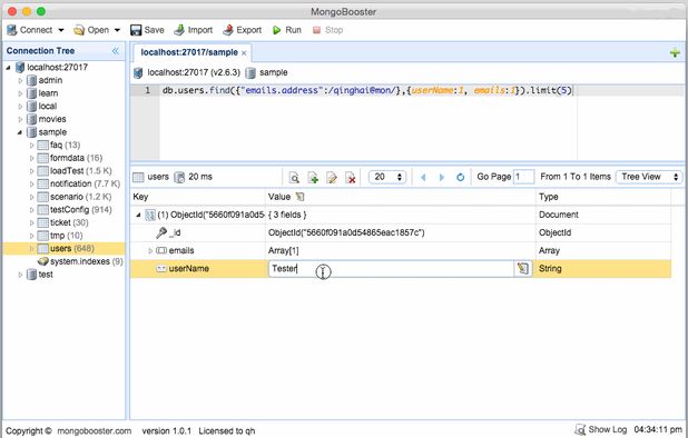Nosqlbooster For Mongodb Formerly Mongobooster Is A Shell Centric Cross Platform Gui Tool For