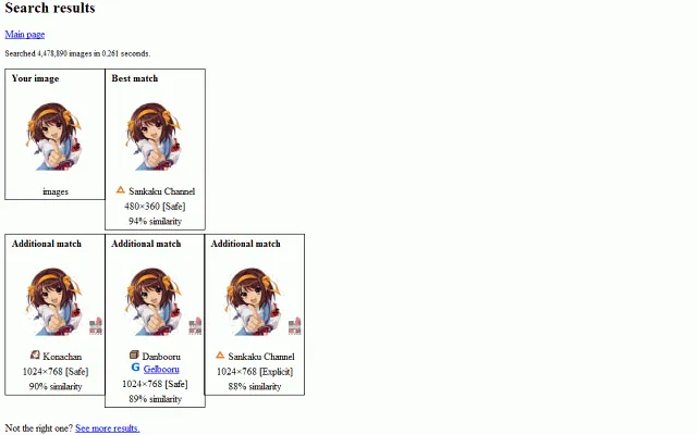 IQDB: Multi-service image search | AlternativeTo