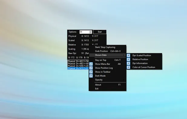 MPos - Mouse Position: Simple mouse position tracker and DPI ...