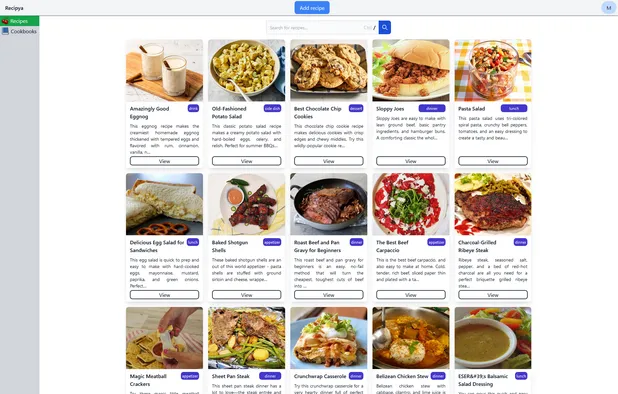 Recipya: A clean, simple and powerful open-source recipe manager your ...