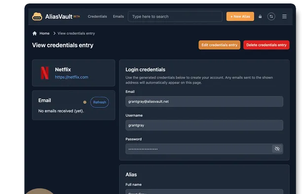 AliasVault: End-to-end encrypted password and alias manager that ...