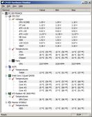 HWMonitor: PC hardware sensor monitoring utility that displays voltages ...