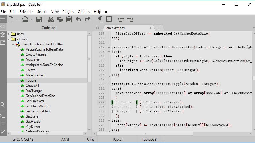 CudaText: Cross-platform text editor, written in Lazarus | AlternativeTo