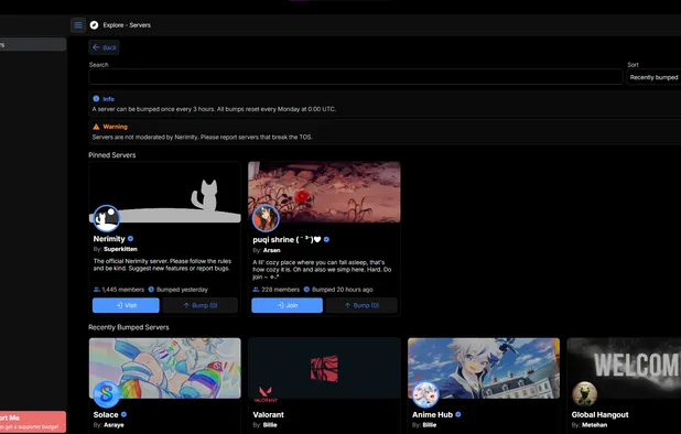 Nerimity: Open-source, community-first chat platform built to deliver an elegant | AlternativeTo