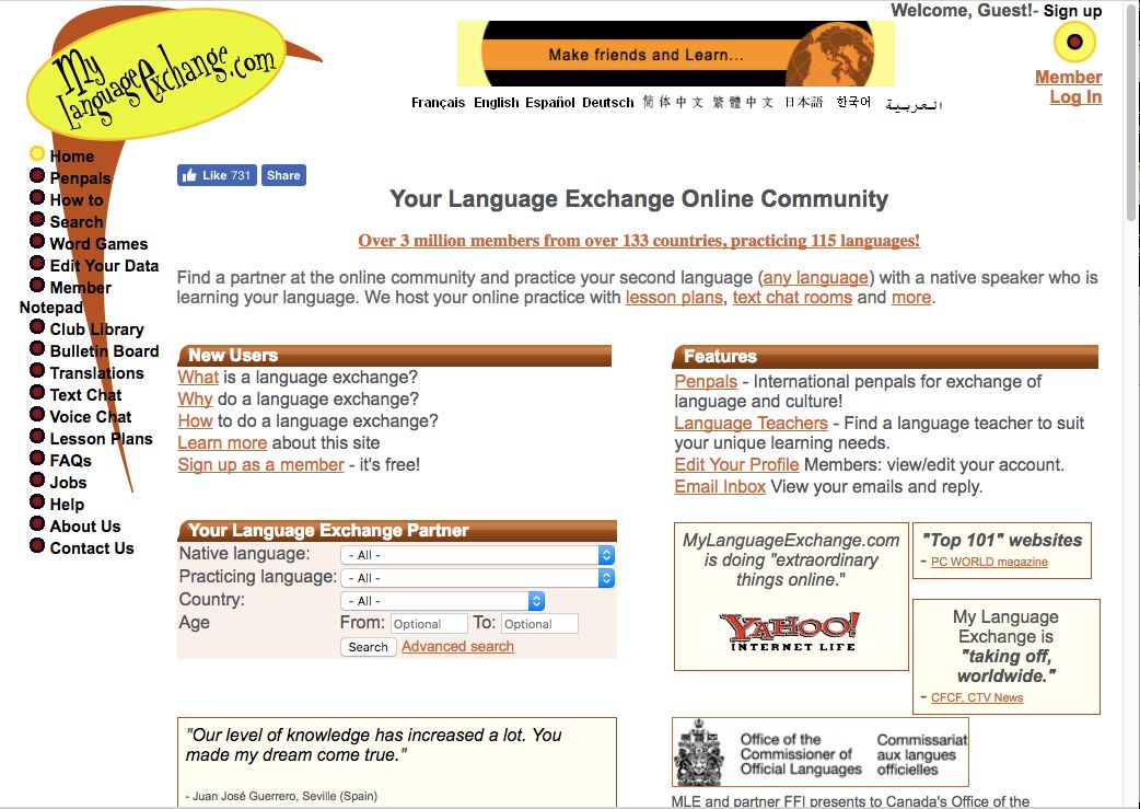 My Language Exchange Alternatives: 25+ Language Learning Tools ...
