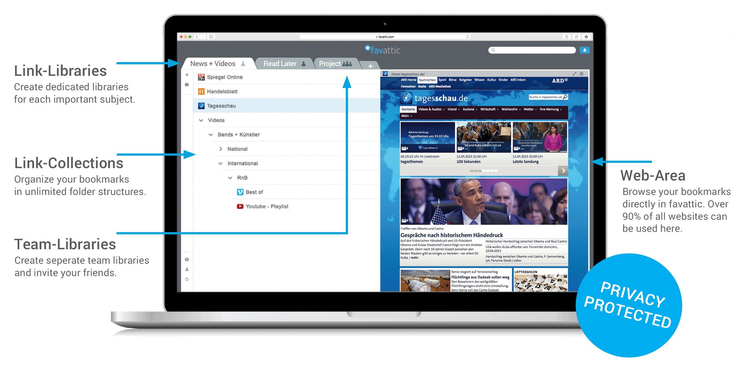 favattic Alternatives: Top 12 Bookmark Managers | AlternativeTo
