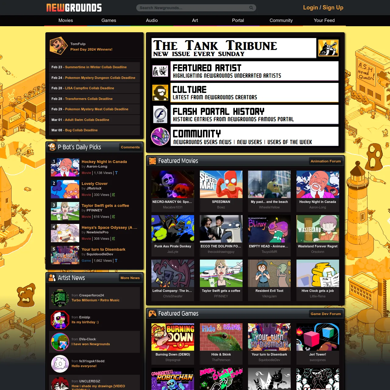 Newgrounds: | AlternativeTo