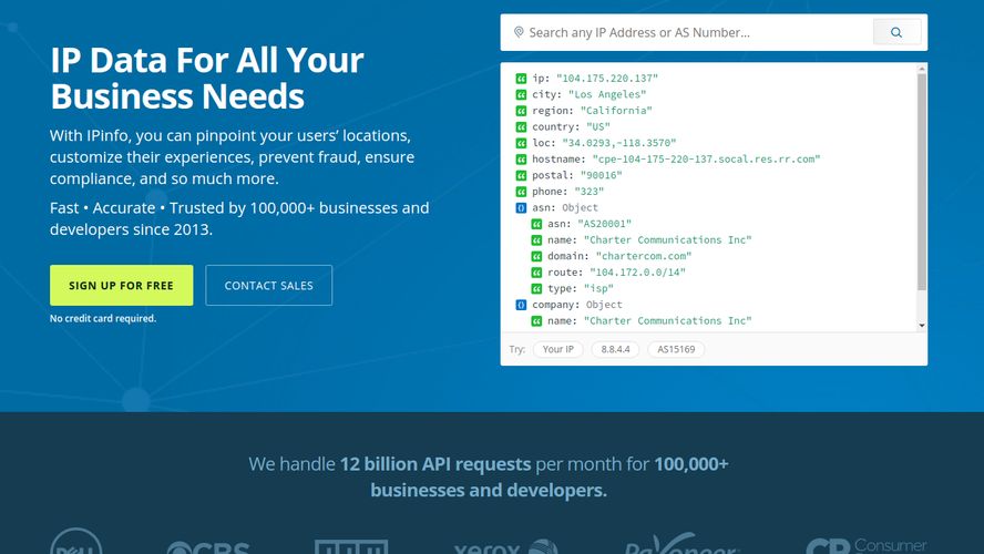 ipinfo.io: IPinfo is the trusted source for IP address data | AlternativeTo