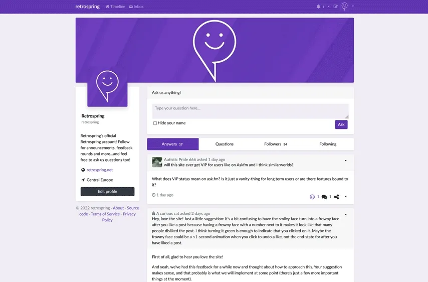 Retrospring Alternatives: Top 8 Q&A Services | AlternativeTo