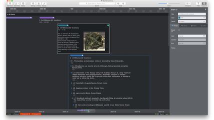 Aeon Timeline: The timeline tool for creative writing, project & case ...
