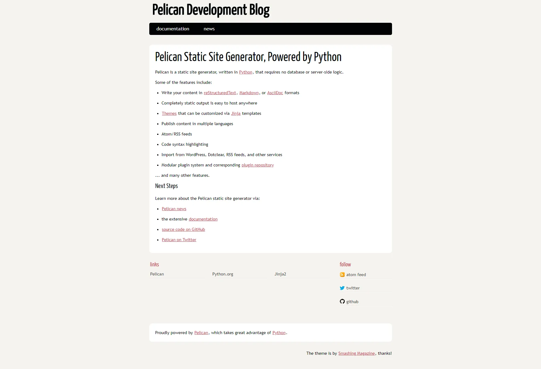 Pelican Alternatives: 25+ Blog Publishing Tools | AlternativeTo