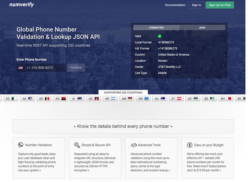 numverify API Alternatives and Similar Sites & Apps | AlternativeTo