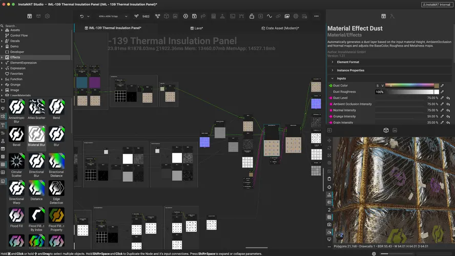 InstaMAT: Powerful, graph-based texture generation software for automation of 3D | AlternativeTo