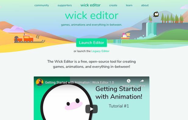 Wick Editor: A free and open-source tool for creating games, animations and everything ...