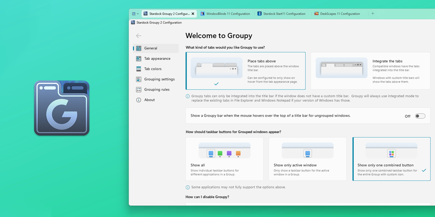 Stardock Releases Groupy 2: Enhanced tab management tool adapted for ...